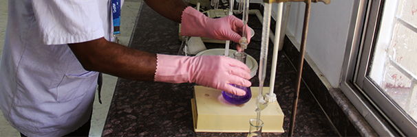 Chemical testing to assess potential hazard of chemical deterioration ...